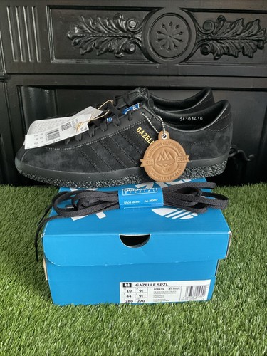 BNIB 2024 ADIDAS SPZL SPEZIAL GAZELLE UK9.5 9.5 Black Suede IG8939 ...