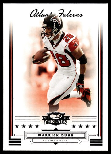 2006 Donruss Threads #24 Warrick Dunn NRMT or Better | eBay