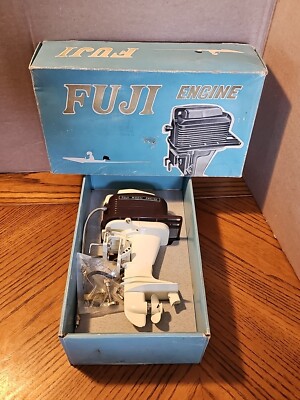 VTG FUJI Model Engine RC BOAT GAS ENGINE OUTBOARD MOTOR w/ ORIGINAL BOX ...