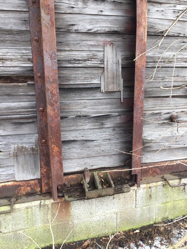 vintage railroad train boxcar industrial rivets steel iron steampunk ...