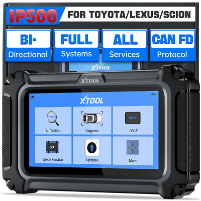 XTOOL IP500 For Toyota/Lexus All System Car OBD2 Scanner Diagnostic ...