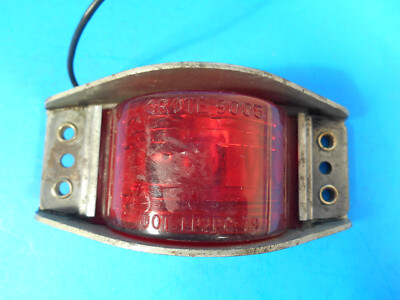 Vintage Trailer Side Marker Light Grote 4517 9005 Red Tested | eBay