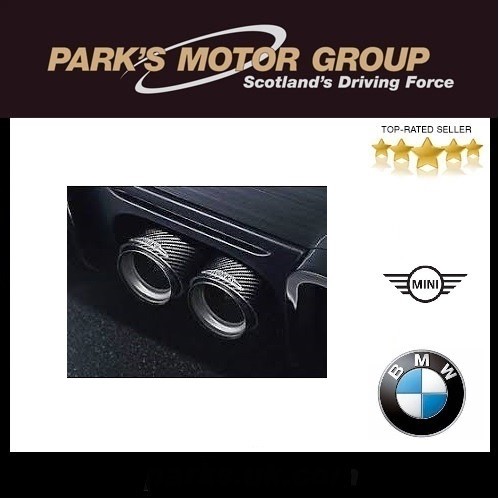 Mini JCW Rear Exhaust Pipe Carbon Fibre Tips as a Pair 18302349677 for ...