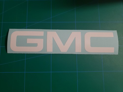 Custom GMC Logo Vinyl Decal Window Sticker For GMC Truck. | eBay