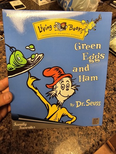 Dr Seuss Green Eggs and Ham CD-ROM Living Books Windows 3.1/95 Mac PC ...