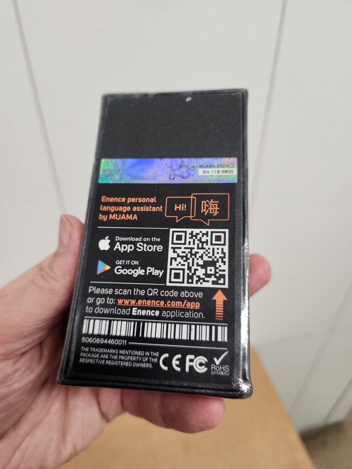 SEALED Muama Enence Instant Two-Way Translator 36 Languages Portable | eBay