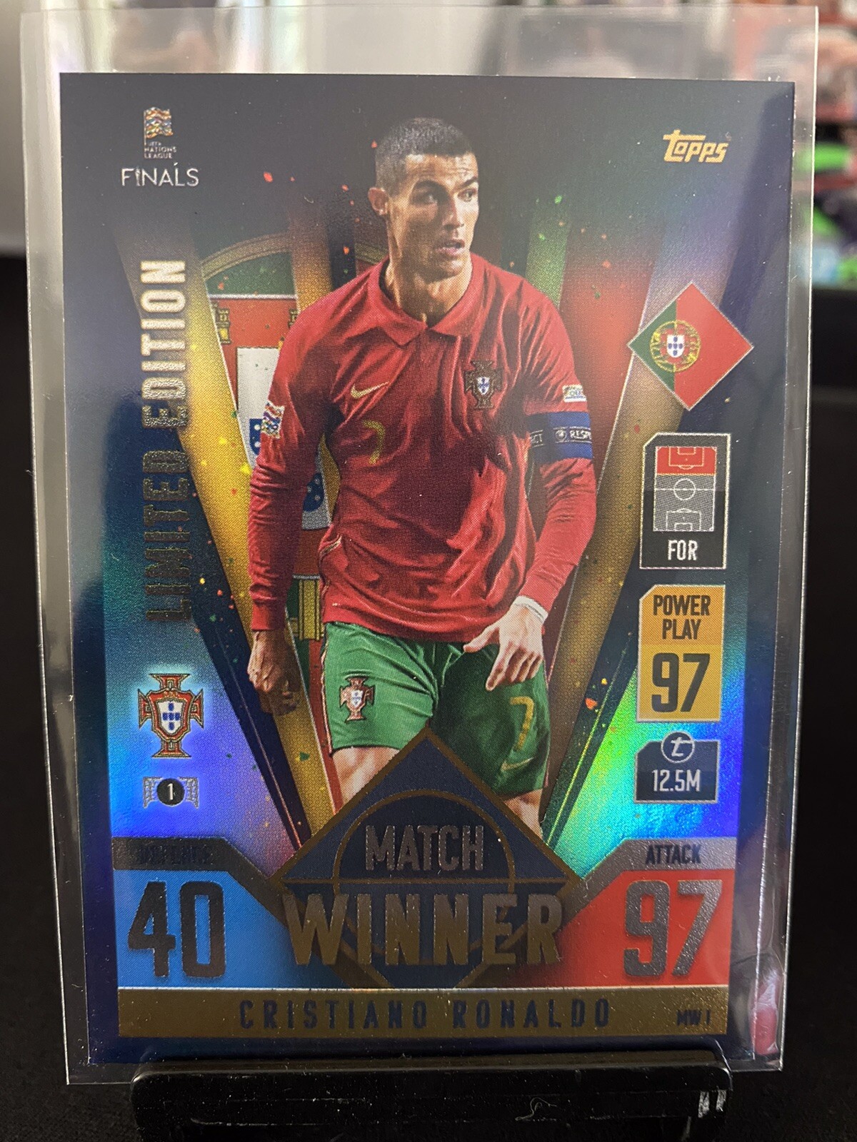 2022 Match Attax 101 UEFA Nations League Finals Match Winner CHRISTIANO ...