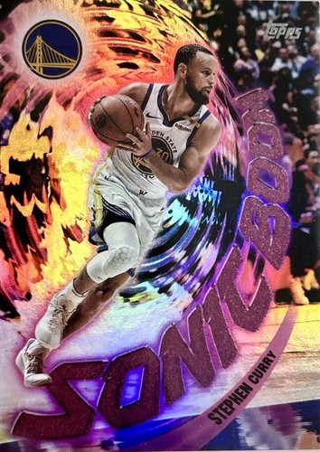 2025-26 Topps Basketball STEPHEN CURRY #SB-12 Sonic Boom Holo (1:930 ...
