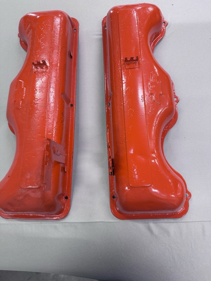 1958 - 1965 GM CHEVY VALVE COVERS CHEVROLET 348 409 Pre Owned | eBay