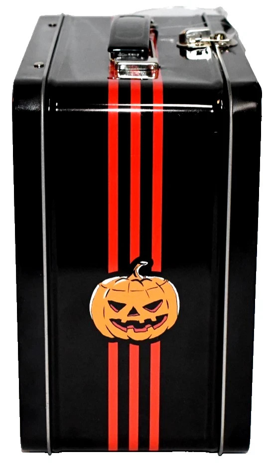 HALLOWEEN Michael Myers Metal Safety Lunch Box SITTERS GUIDE Steven ...