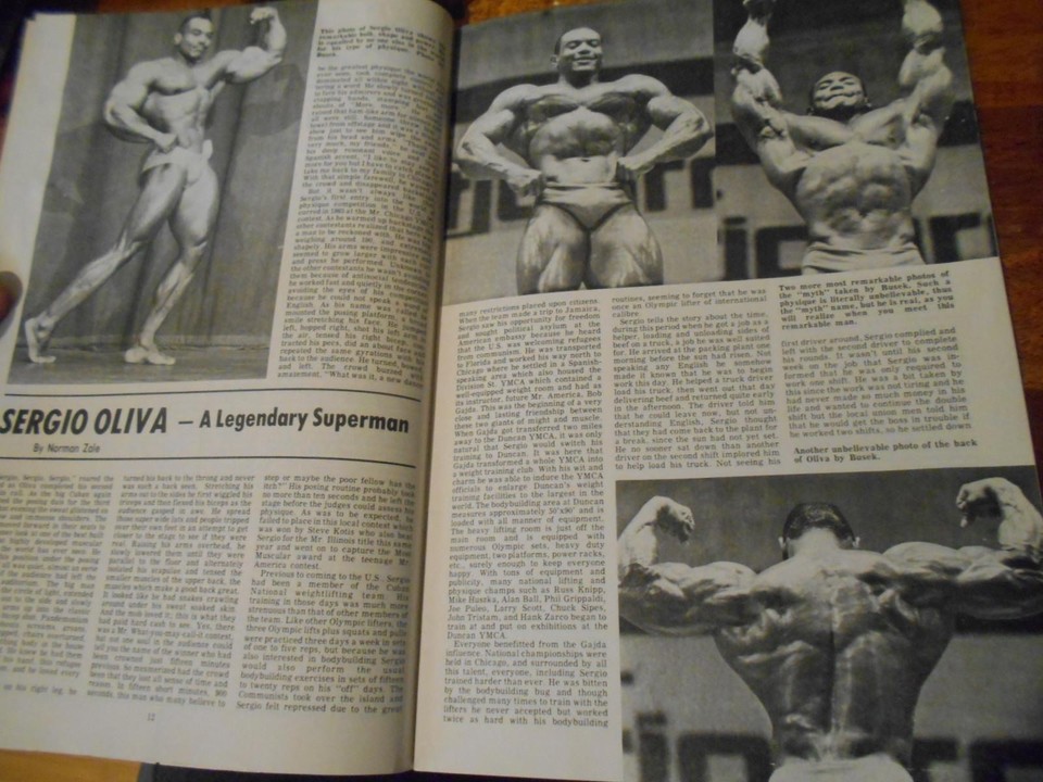 IRONMAN bodybuilding muscle magazine FLOYD ODOM & CLINT BEYERLE 11-75 ...