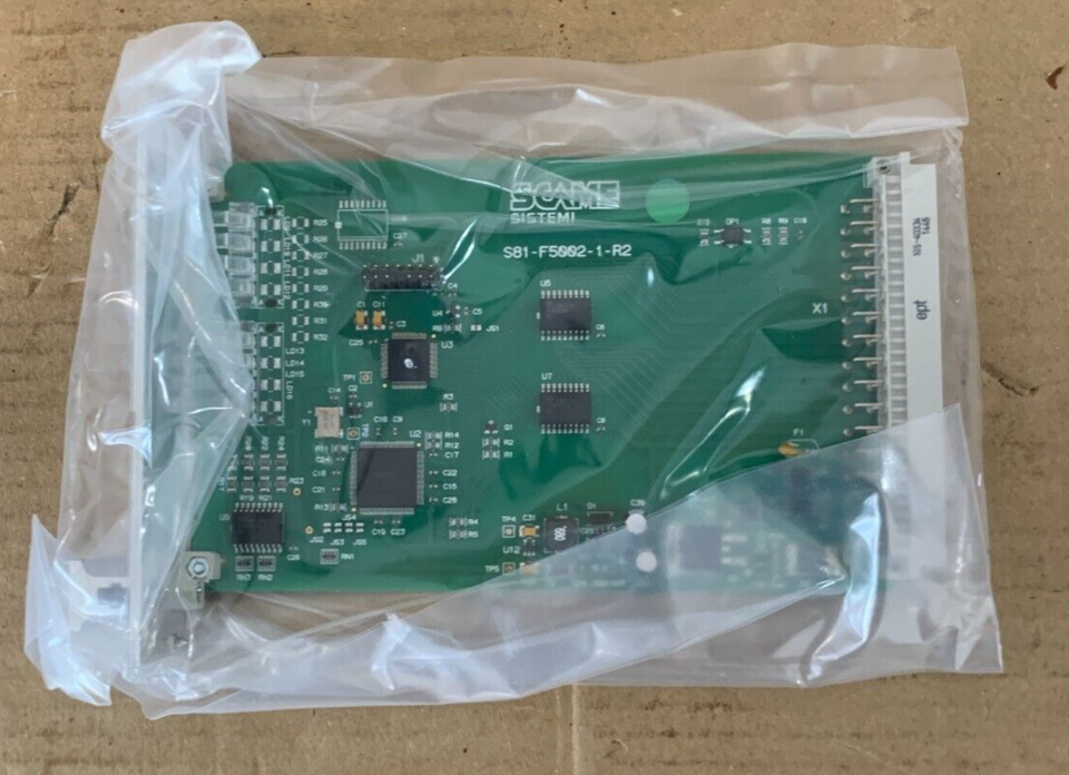 SCAME Sistemi Control Card for Fire Extinguishing System S81/F6001-2 ...