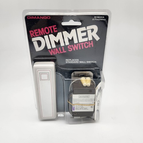 DIMANGO RC8000A Remote Dimmer Wall Switch Plug In Receiver A Frequency ...