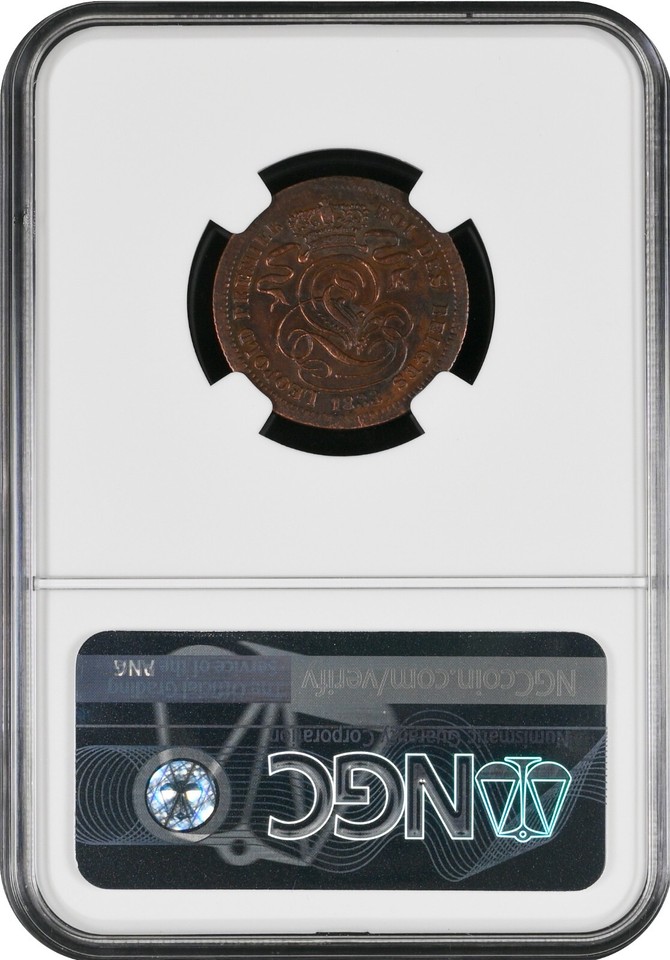NGC 1833 Belgium 2c AU. Beautiful coin! | eBay