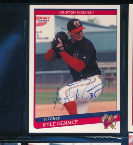 2001 Choice #18 Kyle Denney Kinston Indians Signed Autograph (CX31) | eBay