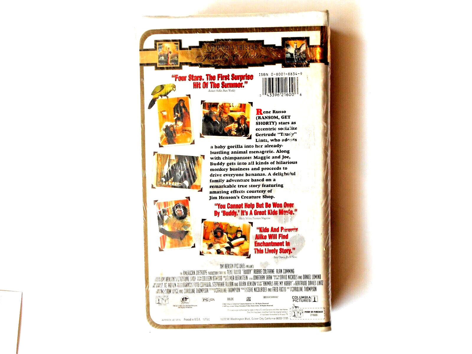 Columbia Tristar Family Collection Buddy VHS Tape | eBay
