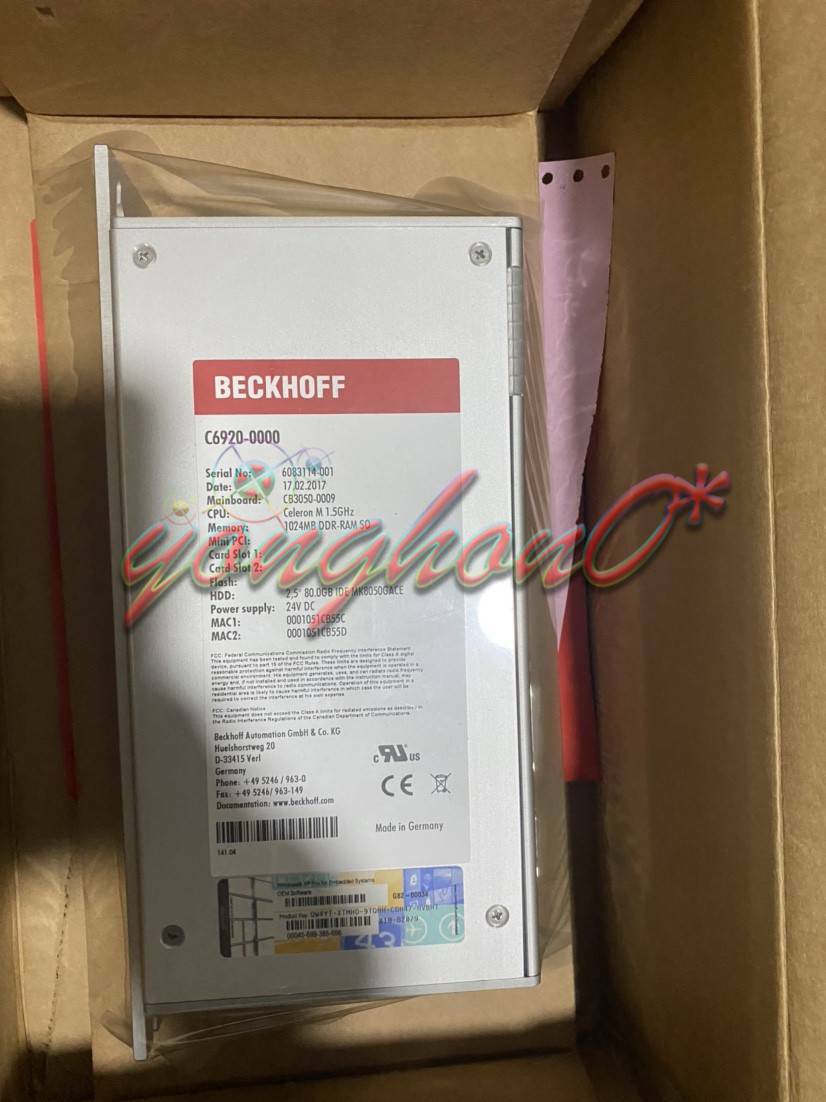 ONE New BECKHOFF C6920-0000 IPC Industrial PC | eBay