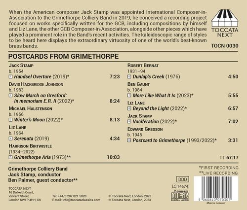 Jack Stamp : Postcards from Grimethorpe: Music for Brass Band By David ...