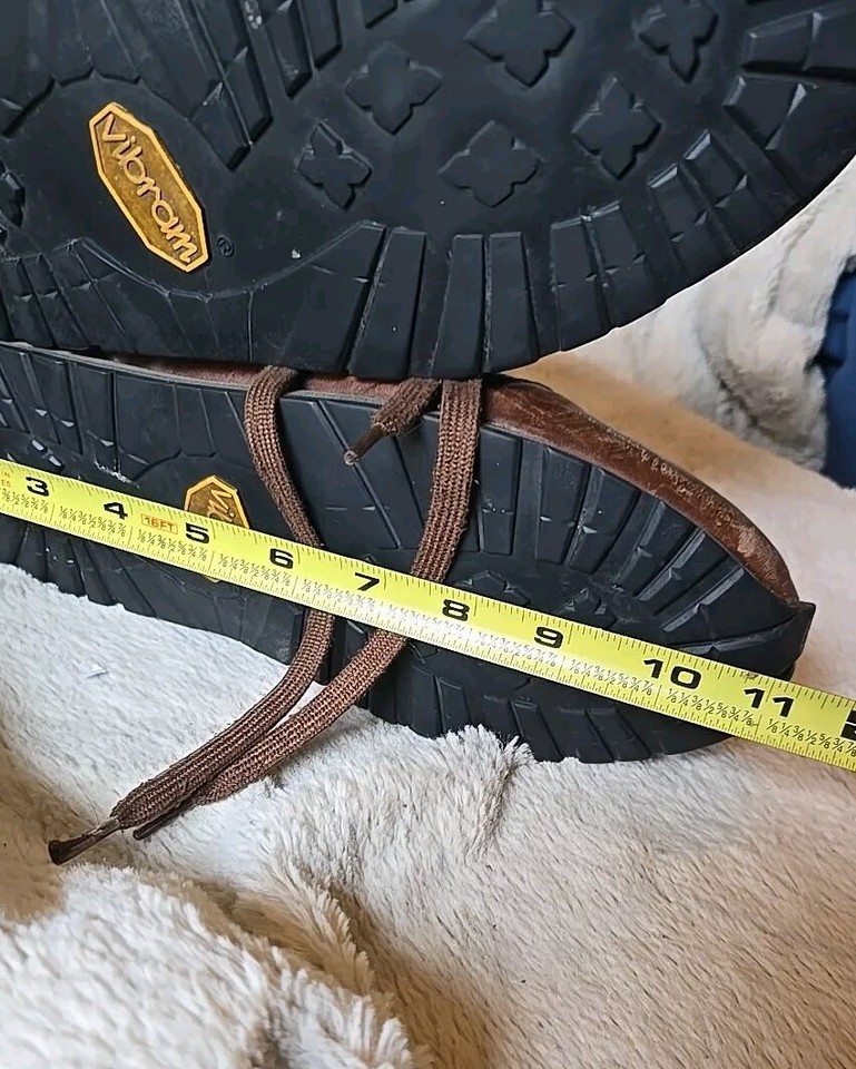 Men's HS TRASK Leather Shoes Size 9M Brown Sneakers Comfort T-toe H7522 ...