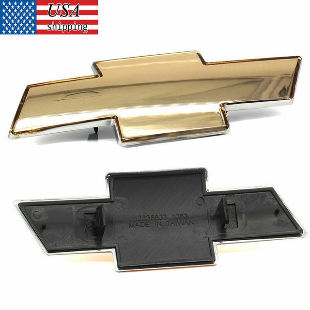 Front Grill Gold Badge Sign Symbol Emblem FOR CHEVY TAHOE SUBURBAN ...