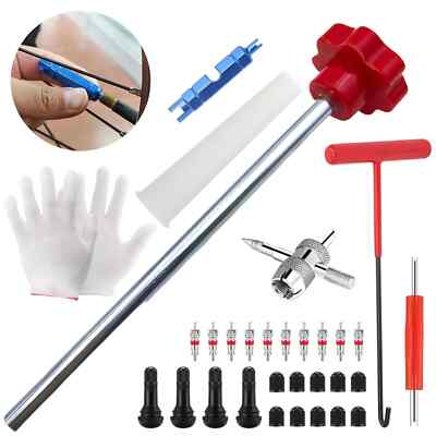 Tire Valve Stem Core Replacement Tool Kit TR413 Valve Core Remover ...