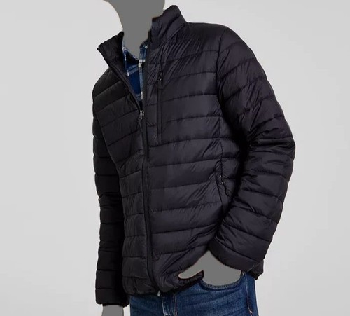 $125 Club Room Men's Blue Quilted Packable Puffer Jacket Coat Size M | eBay