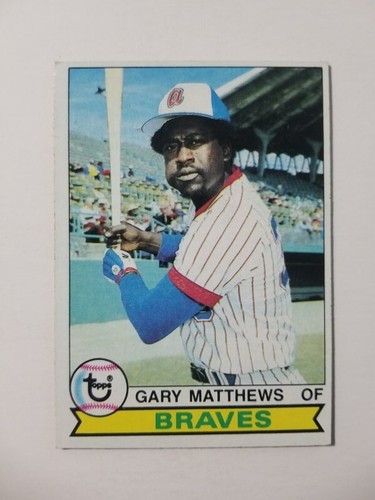 GARY MATTHEWS 1979 TOPPS BASEBALL CARD #85 ATLANTA BRAVES | eBay