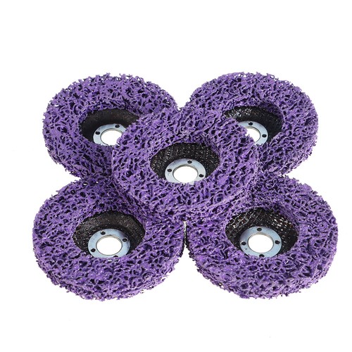 5 Pack 4" Poly Strip Disc Wheel Paint Rust Removal Clean For Angle ...