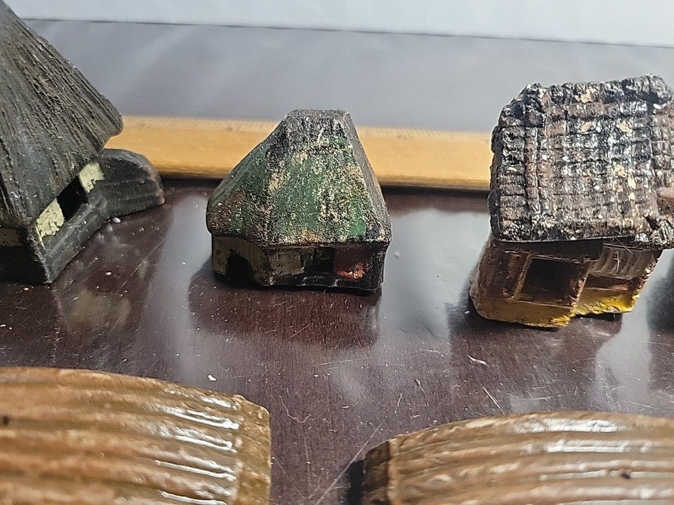 Vintage Miniature Japanese Ceramic Houses/Huts People Bonsai Zen Garden ...