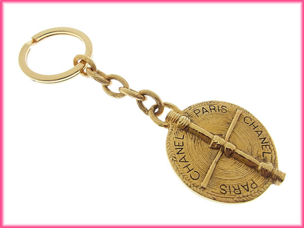 Chanel key ring Key holder Logo Gold Woman Authentic Used Y1919 | eBay