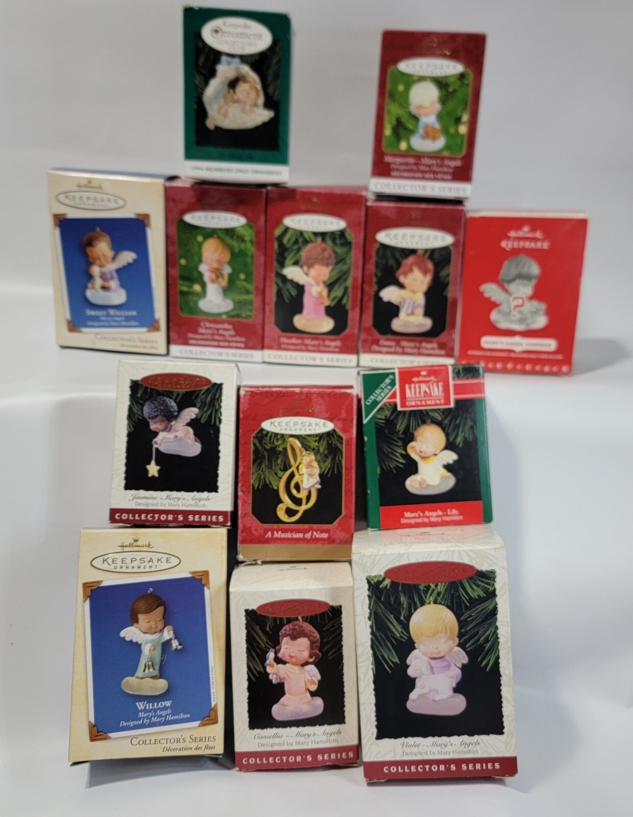 Marys Angels Hallmark Christmas Ornament Collectors Series 1988 - 2013 ...