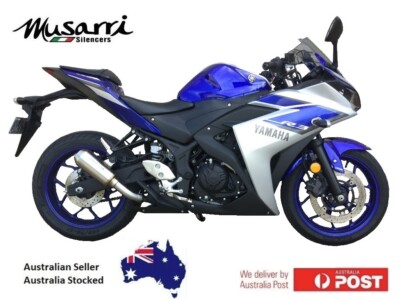 Yamaha YZF-R3SP 2020-2022 Musarri S/O GP Exhaust STAINLESS | eBay Australia