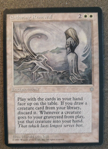 Enduring Renewal Magic MTG Enchantment White Rare (DS3D1PD ...