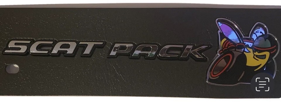 OEM/MOPAR /SCAT PACK ANGRY BEE EMBLEM. ALL DODGE SCAT PACK CHARGER ...