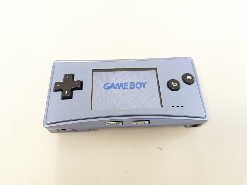 C604 Ship Free Nintendo Gameboy micro console Blue color game Japan x ...