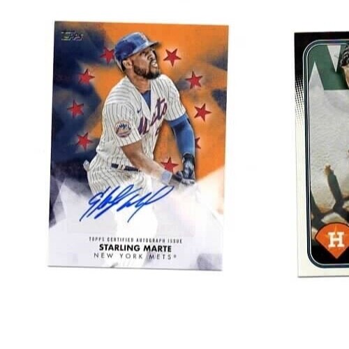 2024 Topps Series 1 - Starling Marte - Baseball Stars Auto 16/25 | eBay