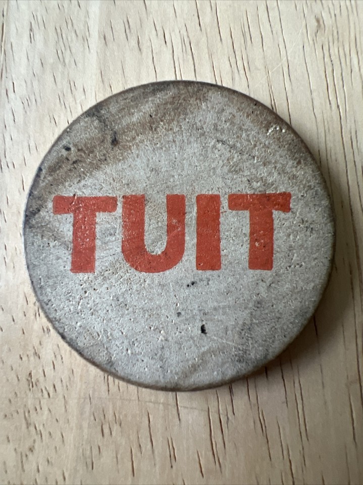 Vintage Tuit Visit Sam Houston State University wooden token | eBay