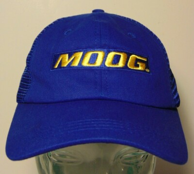 MOOG Federal Mogul Motorparts Nascar NHRA Racing Blue Snapback Trucker ...