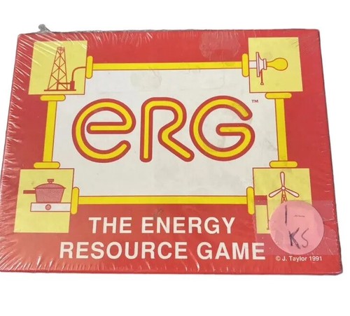 ERG Energy Resource Game Cards Box Instructions Sequence Guide Non ...