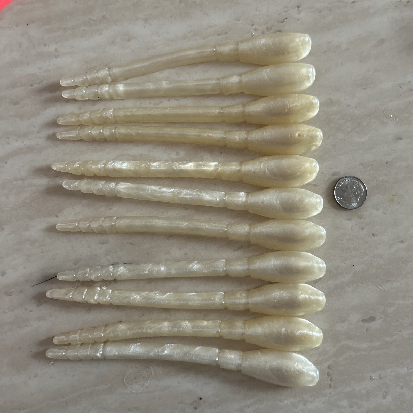 5 1/2” Automic Willy Style Bait Soft Plastic Worm Saltwater Fishing 11 ...