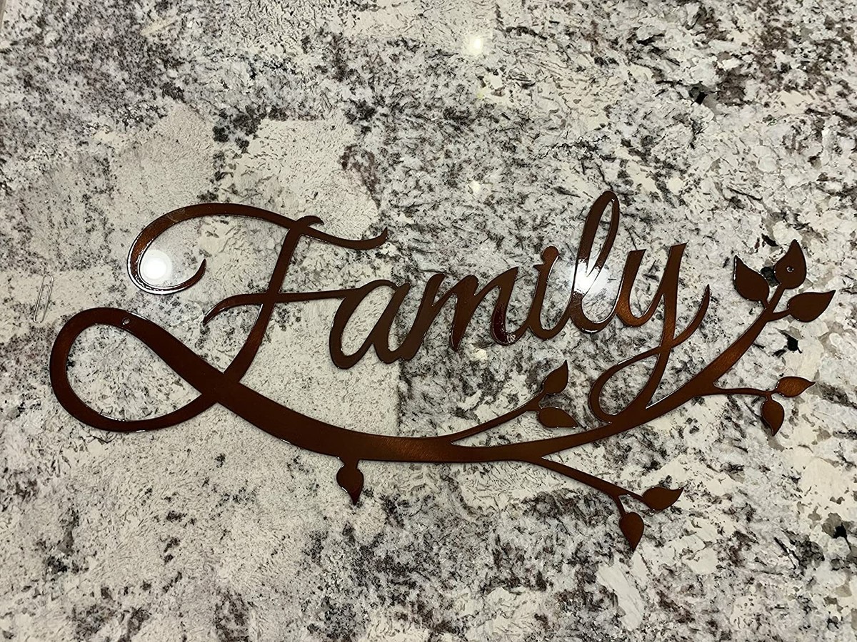 Family In Fancy Cursive