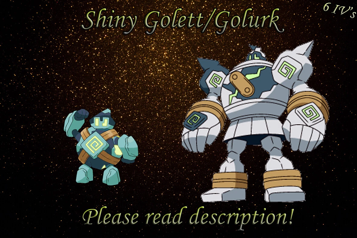 Shiny Golurk X And Y