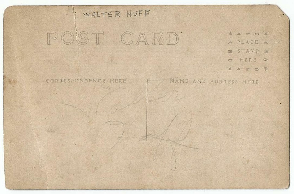 Young "Walter Huff" Riding Burro Donkey Mule RPPC Real Photo Postcard c ...