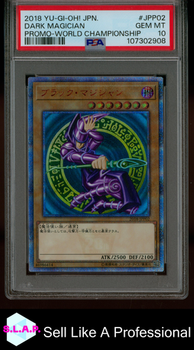 DARK MAGICIAN YU-GI-OH! WORLD CHAMPIONSHIP PRM 2018 2018-JPP02 2018 JP PSA 10 | eBay