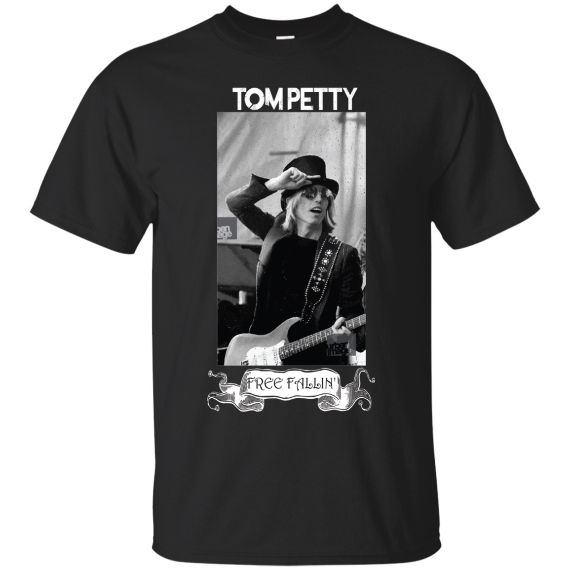 NEW Tom Petty Free Fallin BLACK T Shirt Super Fast Shipping | eBay