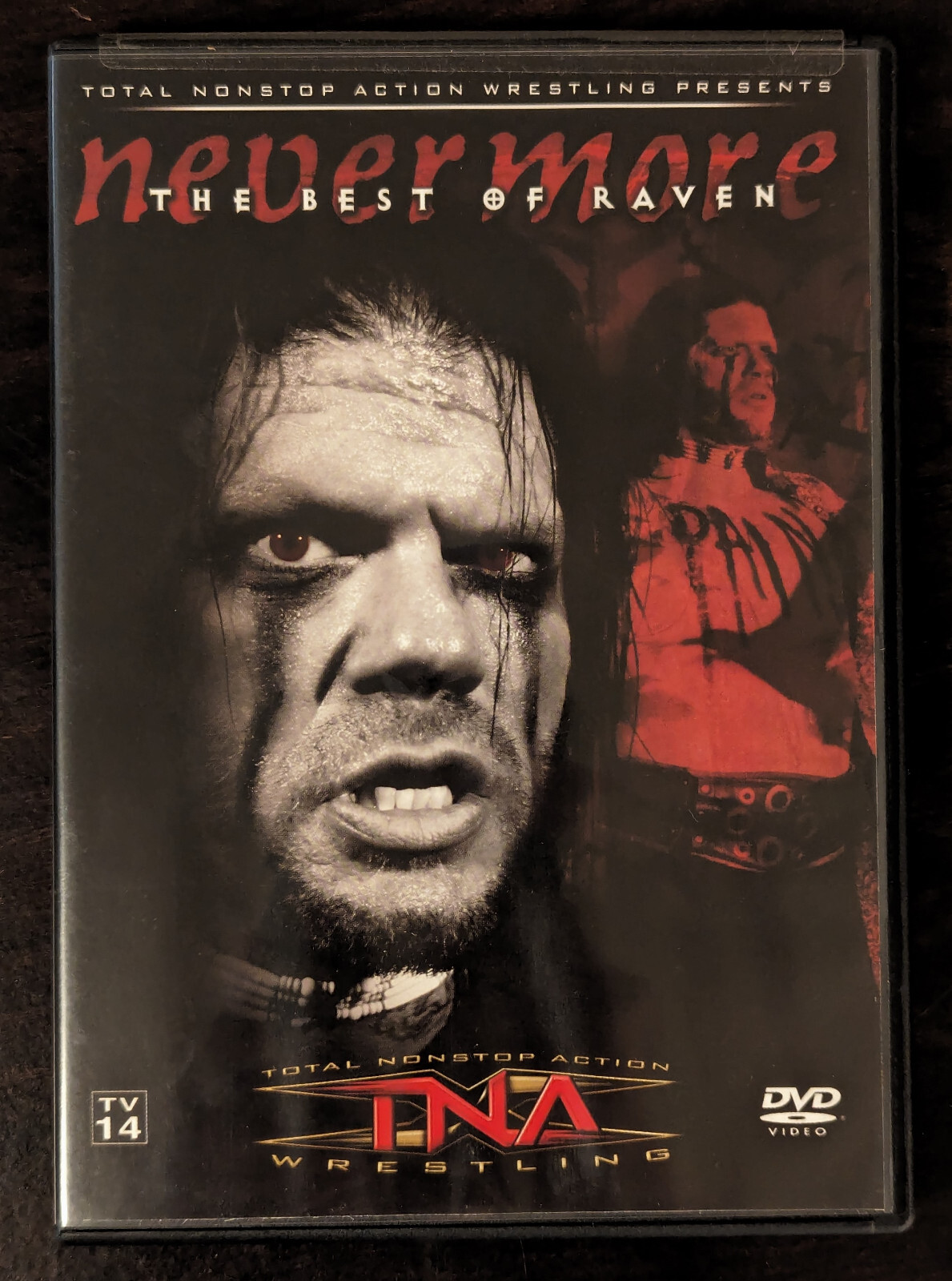 TNA Wrestling - Never More: The Best of Raven 2 DVD Set Impact WWE ECW ...