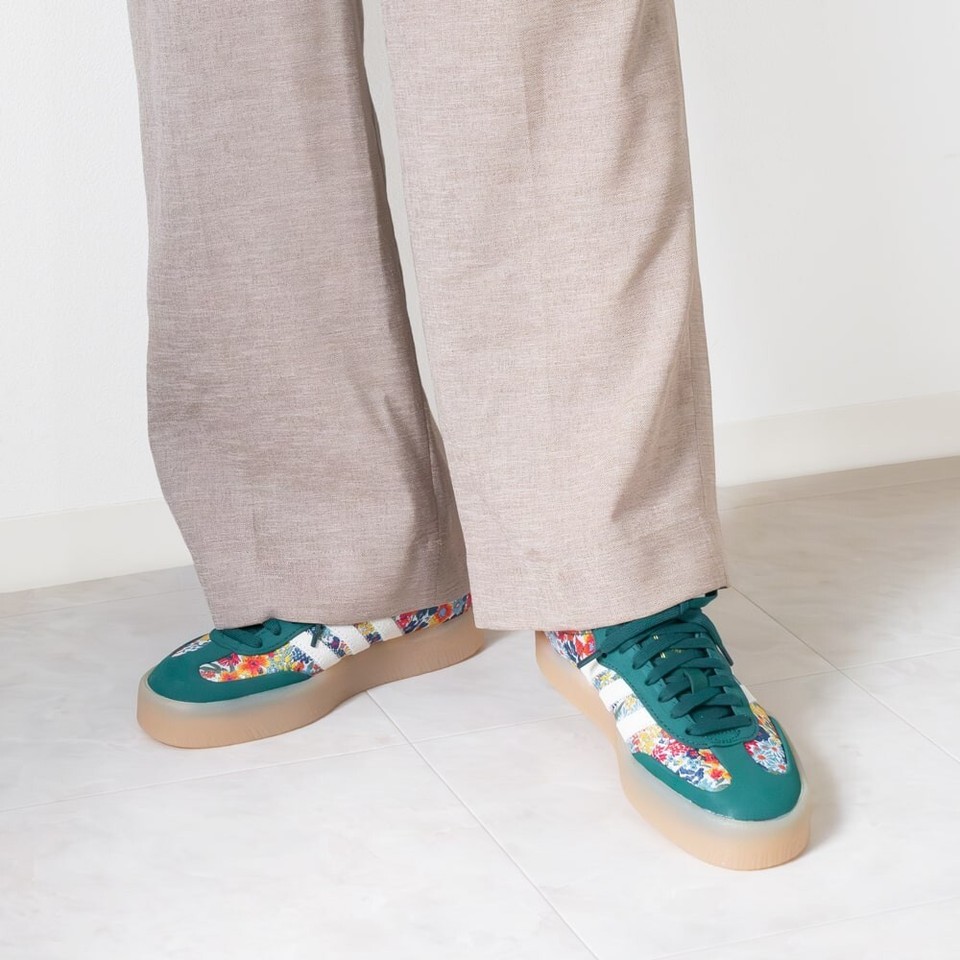 adidas Originals SAMBAE x LIBERTY LONDON JH7289 Green Floral Women's US5-9 | eBay