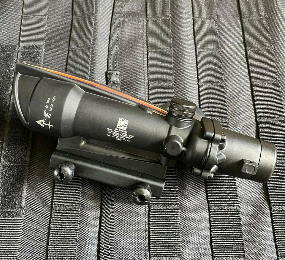 5x35 BDC Scope Fiber Optic Chevron Reticle Red Rifle Scope | eBay