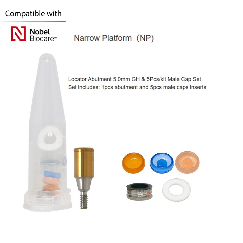 US Locator Abutment Ti 1-5.0mm GH NP Platform Compatible NobelReplace Implants | eBay