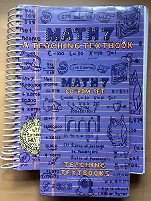 Math 7: Teaching Textbooks - Spiral-bound, by Greg Sabouri; Shawn ...